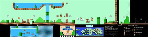Super Mario Brothers 3 World 4 1 Nintendo Nes Map