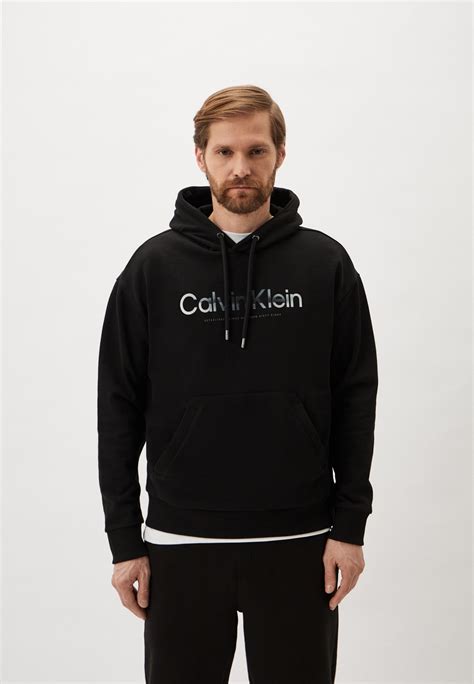Худи Calvin Klein, цвет: черный, RTLADI434501 — купить в интернет ...