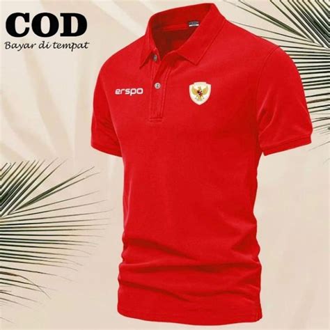 Jual KAOS POLO TIMNAS INDONESIA TERBARU ERSPO KAOS POLO TIMNAS ERSPO