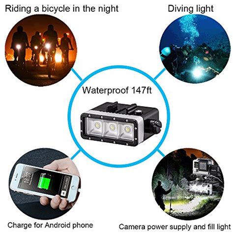 Suptig Waterproof Light High Power Dimmable 5200mAh Battery LED Video