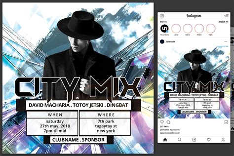 City Mix Flyer Flyer Templates ~ Creative Market