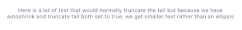 Ios UILabel Shrink Text Instead Of Truncating Tail Stack Overflow