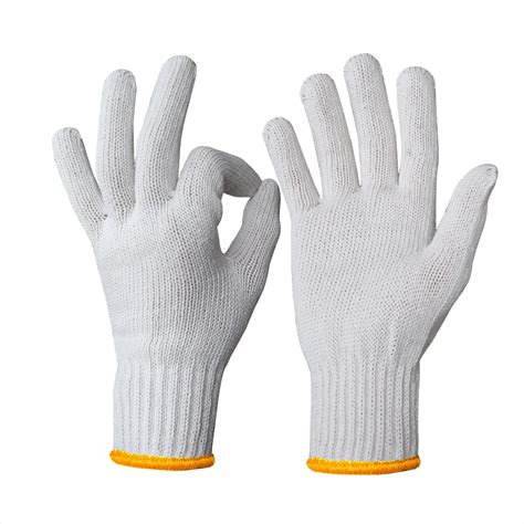 Evridwear 12 Pairs Pack Cotton Polyester String Knit Safety Protection
