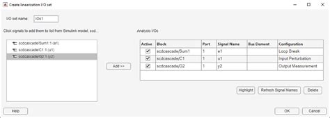 Batch Linearize Model For Parameter Value Variations Using Model