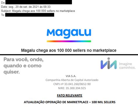 Via Viia3 Sobe Com Marketplace Mas Magalu Mglu3 Segue Líder