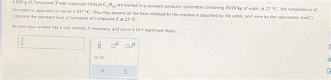 Solved 3 000g Of Compound X With Molecular Formula C5H10 Chegg
