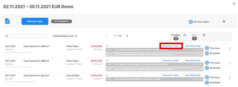 Transaction Rules Accrio Docs