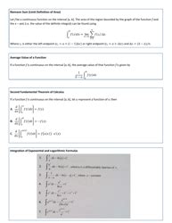 Ap Calculus AB Bc Formula And Concept Cheat Sheet Download Printable PDF Templateroller
