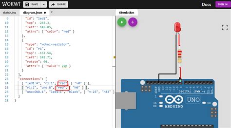 Online Arduino Simulator 2022 Blink An Led Project How To Use