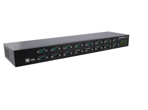 StarTech Com ICUSB23216FD USB To Serial Hub 16 Port COM Port Retention Rack Mount And