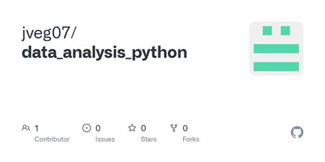 Github Jveg Data Analysis Python