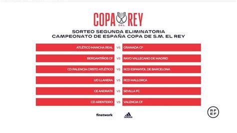 Los Equipos De Primera Ya Tienen Rivales En Segunda Ronda De Copa