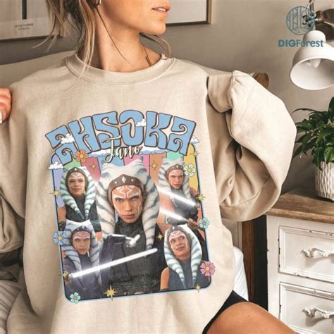 Ahsoka Tano Starwars Png Floral Ahsoka Tano Shirt Ahsoka Tano Png