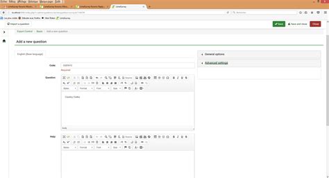 Missing Advanced Settings For Drop Down List Question Type Limesurvey Forums