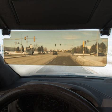 The Drivers See Through Sun Visor Hammacher Schlemmer