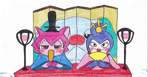 ヒミツのここたま ノラたまひな祭り 針又のぶか（旧：羽里間隆信）のイラスト Pixiv