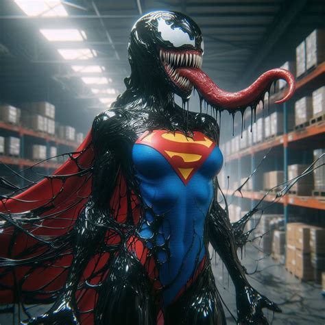 Supergirl Becomes Symbiotic With Venom By Necromancer Rev On Deviantart
