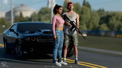 Check Out Hossein Diba S 3D Models Of Jason And Lucia GTAVice Net