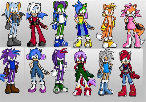 Sonic Twins Point Adopts By Sweetheart1012 On Deviantart