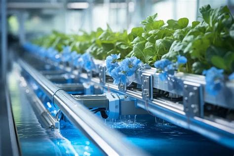 科技助农水培科技农业摄影图