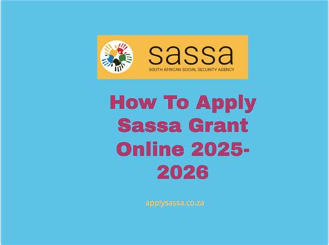 How To Apply Sassa Grant Online SASSA Grant