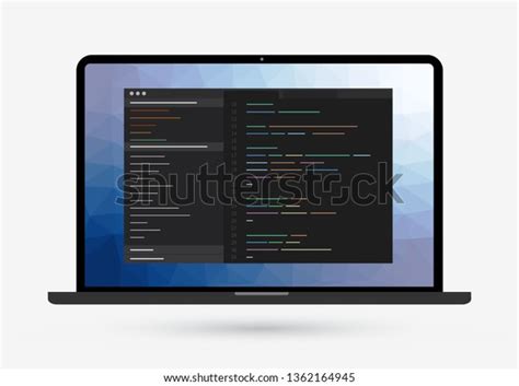 development programming software coding flat icon stock vector royalty