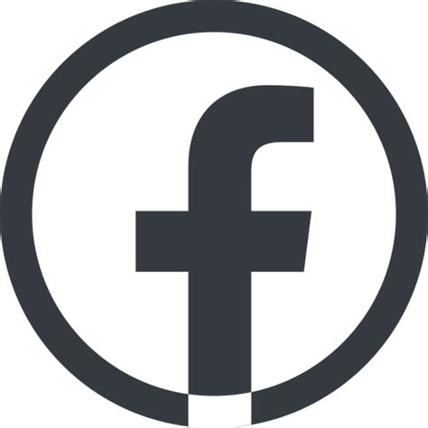 Facebook Circle Icon By Friconix Fi Cwluxl Facebook Circle Line Wide