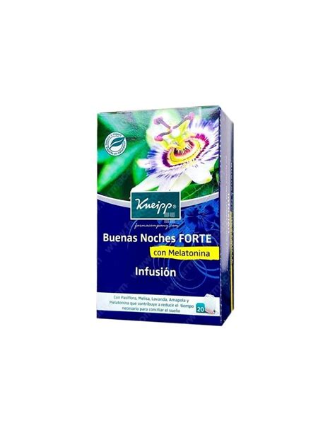 Comprar Kneipp Infusion Buenas Noches Forte Con Melatonina 20 Bolsitas