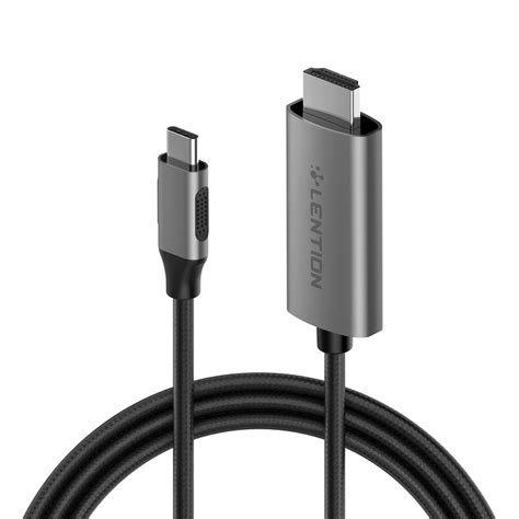 قیمت و خرید کابل تبدیل Usb C به Hdmi لنشن مدل Cu 707h 3m Na 4k 60hz طول