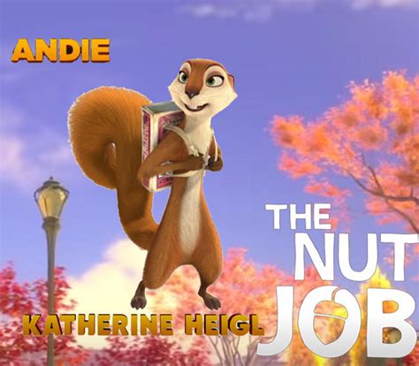 2014 Katherine Heigl Animated Movie Andie Nut Job By Princessamulet16
