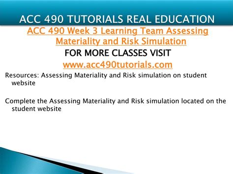 Ppt Acc Tutorials Real Education Acc Tutorials Powerpoint