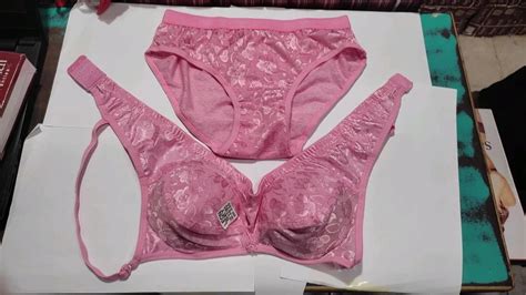 Hosiery Printed Pink Ladies Bra Panty Set At ₹ 120set In New Delhi
