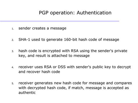 Ppt Lecture 5 Email Security Pgp Powerpoint Presentation Free