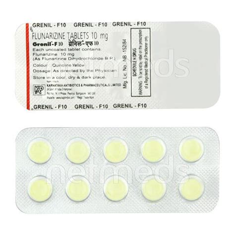 Buy Grenil F 10mg Tablet 10s Online At Upto 25 Off Netmeds