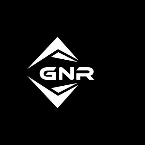 Gnr Abstract Technology Logo Design On Black Background Gnr Creative