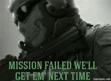 Mission Failed Blank Template Imgflip
