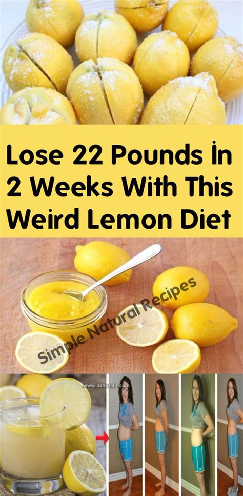 Lose 22 Pounds In 2 Weeks With This Weird Lemon Diet Healthylife
