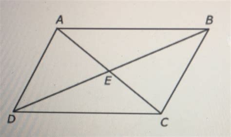 Solved In Parallelogram Abcd Ab 18 Identify Ad