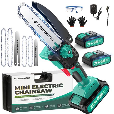 Buy Mini Chainsaw Cordless 8 Inch And 6 Inch Upgraded Brushless Mini