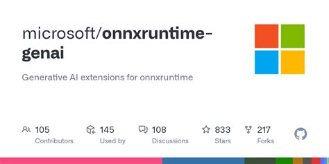Onnxruntime Genaireadmemd At Main · Microsoftonnxruntime Genai · Github
