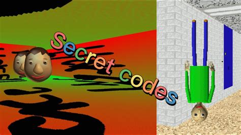 Baldis Basics Secret Codes YouTube