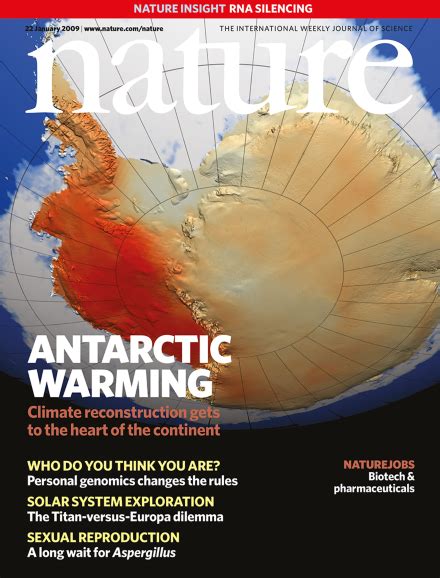Volume 457 Issue 7228 22 January 2009