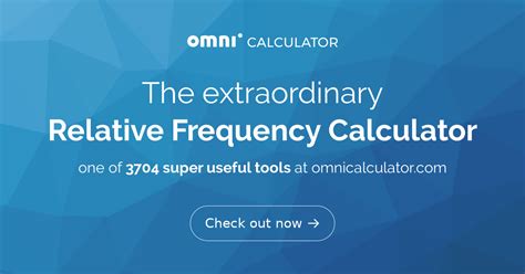 Relative Frequency Calculator
