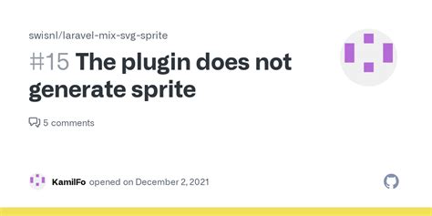 The Plugin Does Not Generate Sprite Issue Swisnl Laravel Mix