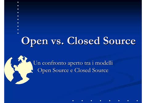 open vs closed source ppt
