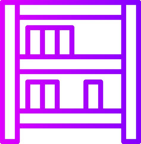 Bookshelf Linear Gradient Icon 39512242 Vector Art At Vecteezy