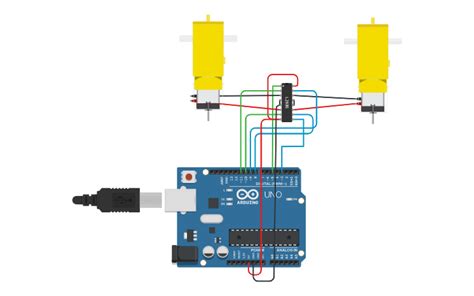 Circuit Design Motor Dc Tinkercad