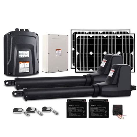 LockMaster Swing Gate Opener Auto W Solar Power Control KG