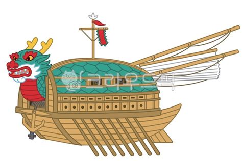 거북선 조선시대 해군 군함 일러스트 사진이미지일러스트캘리그라피 Goodenbop작가