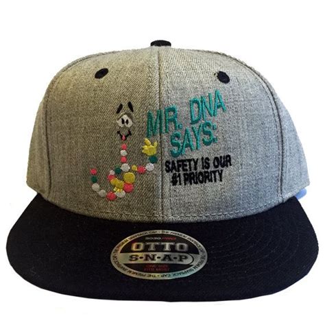 Jurassic Park Mr Dna Silhouette Snapback Hat Ingen Dinosaurs Jurassic